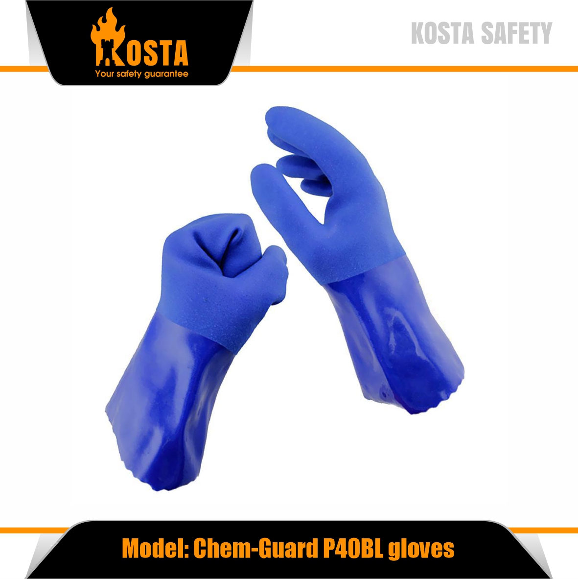 Kosta Chem-Guard P40BL Gloves – Kosta Safety