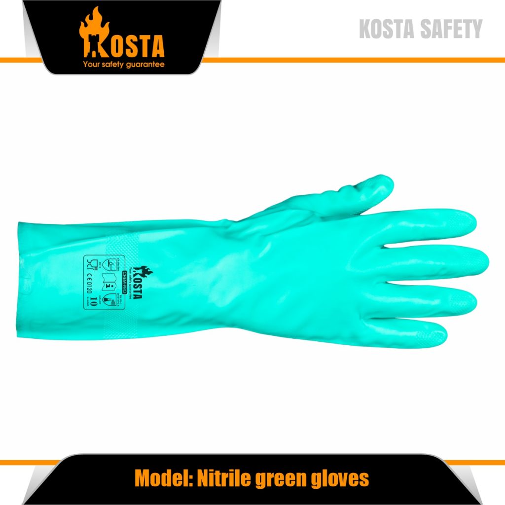 Kosta Green Nitrile Gloves – Kosta Safety